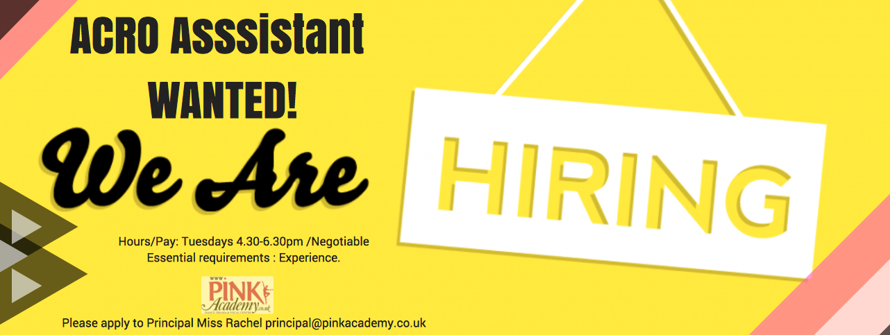 HIRING ACRO – Performing Arts Studio